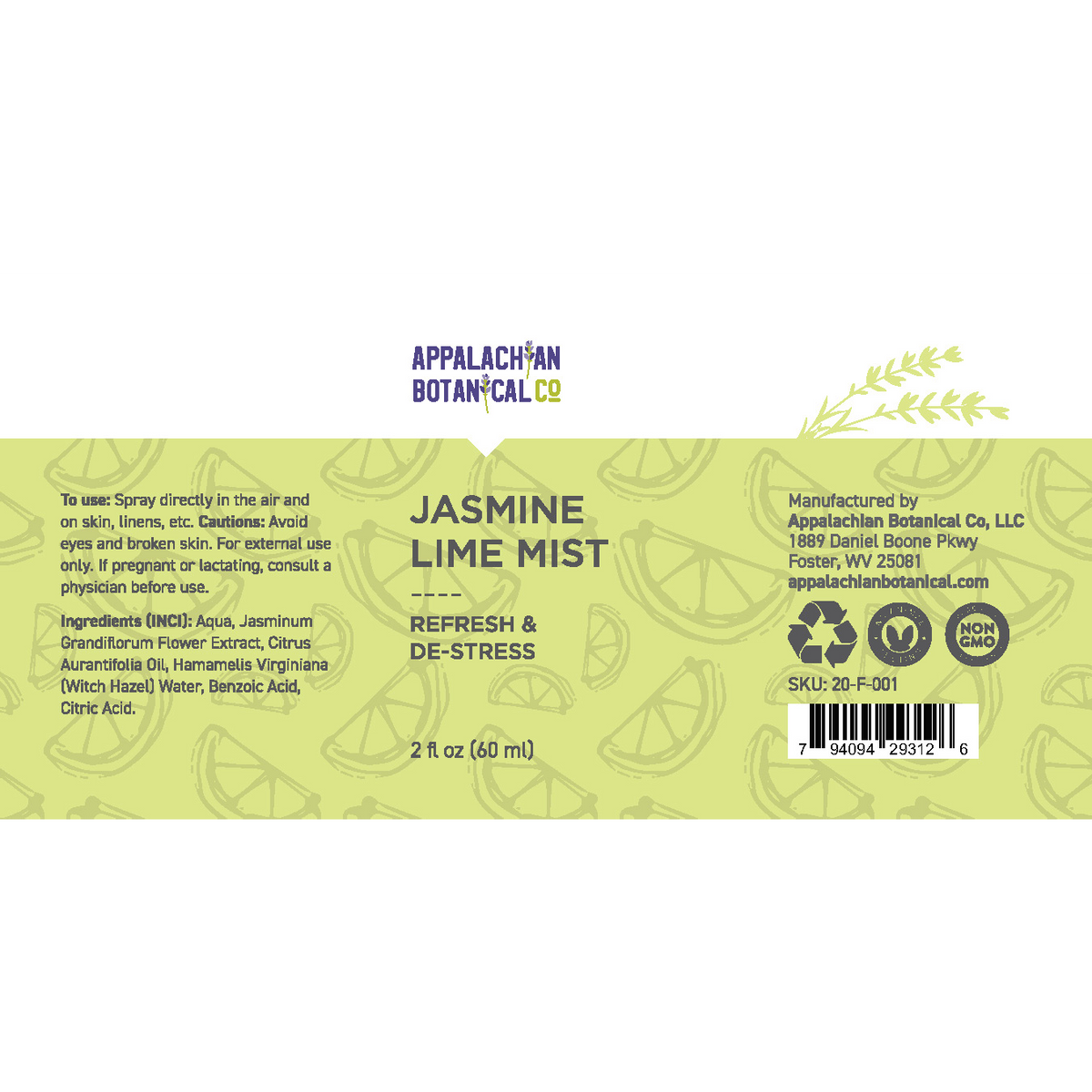 Jasmine Lime Mist – Countryside