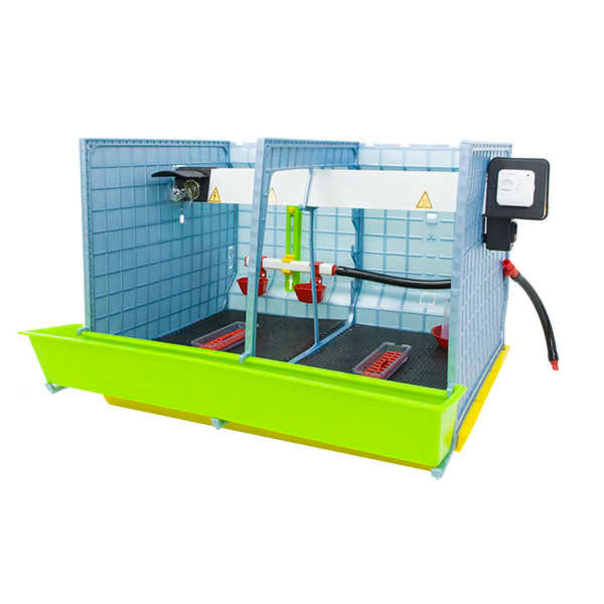 Chick Brooder - 2 Section H:15" (Starter Kit for Chickens, Turkeys, Du ...